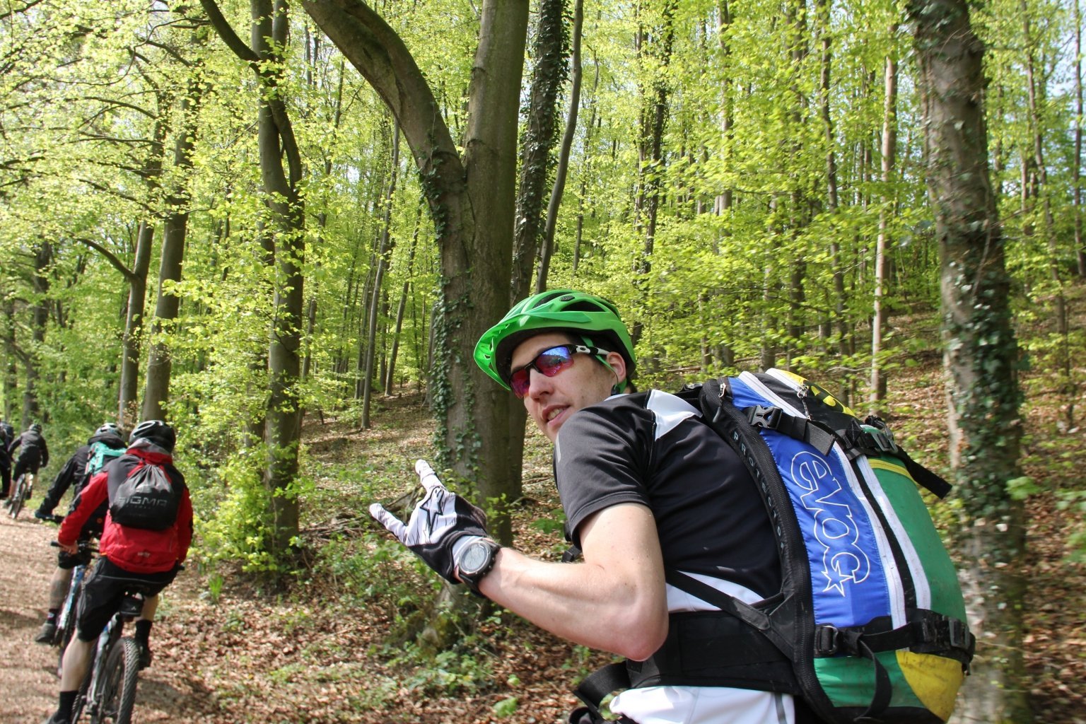 Mit den Kollegen 57km Trails und Waldwege... | bike-components