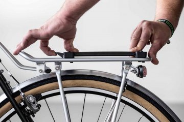 Gepäckträger und Fahrradtaschen