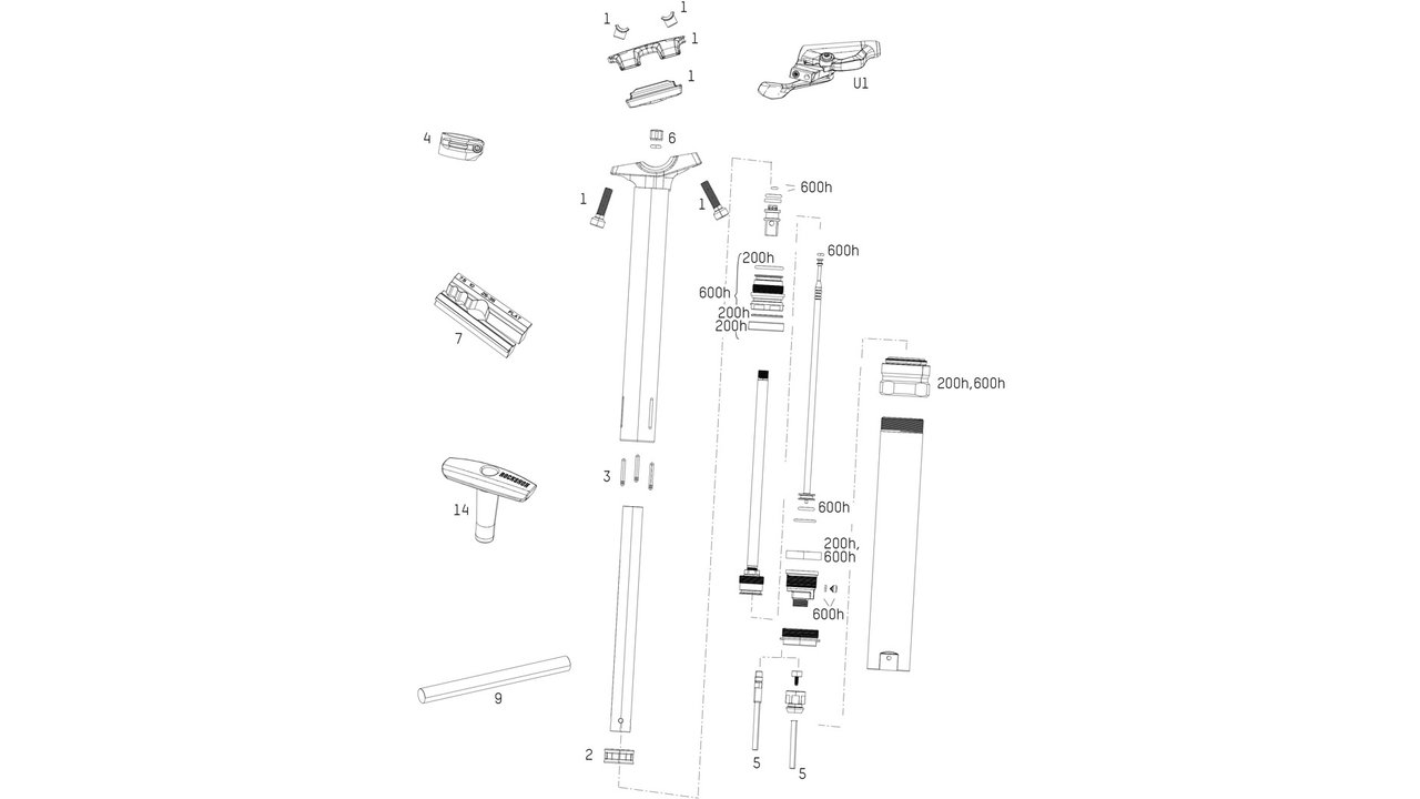 Rockshox reverb spare parts store