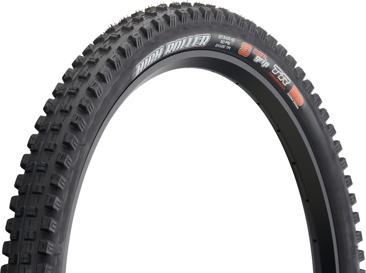 Maxxis HighRoller III 3C MaxxGrip DD WT TR 27.5" Folding Tire - bike-components