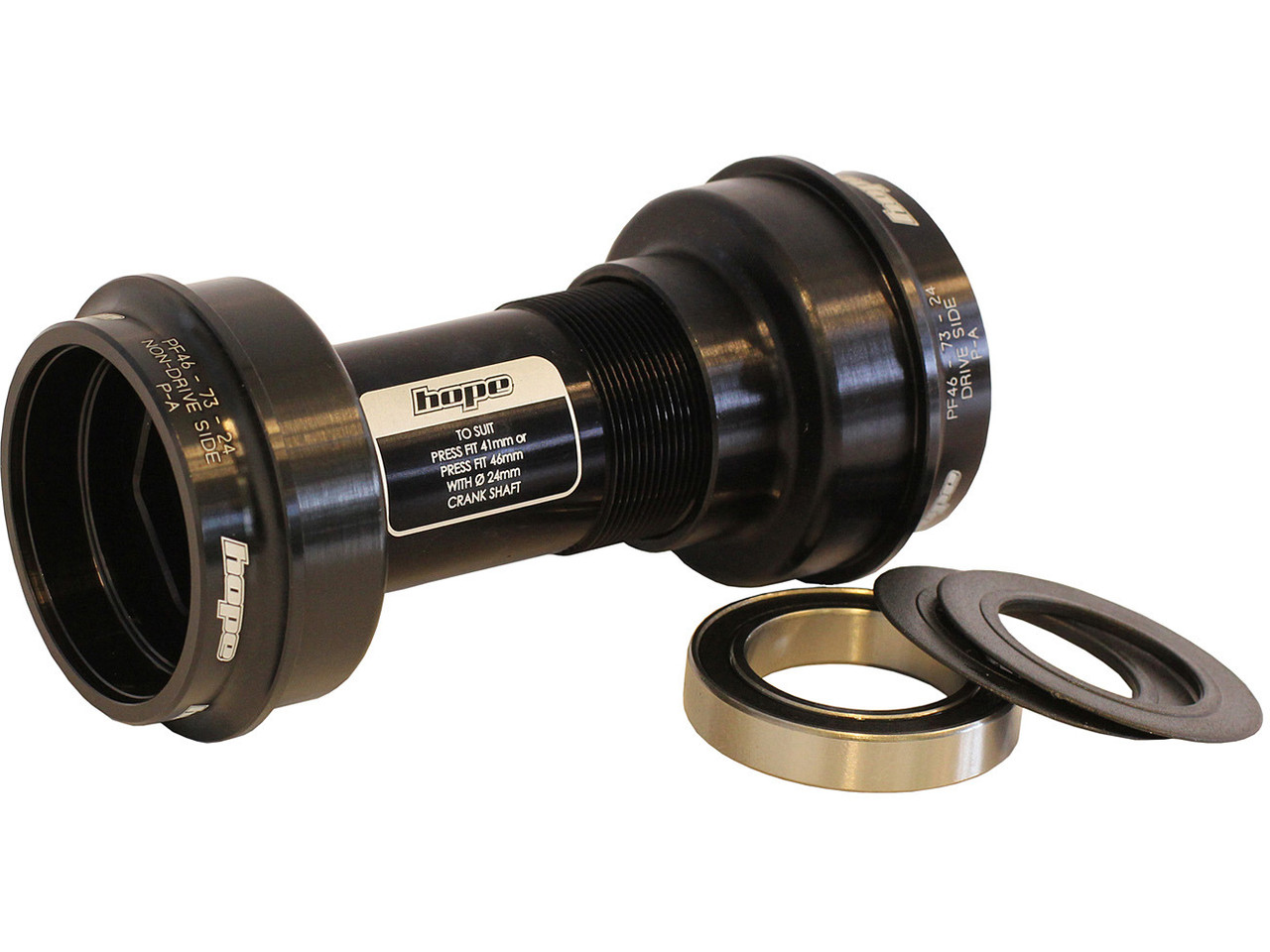 Hope Stainless Steel Pressfit Bottom Bracket 46 x 24 mm - bike-components