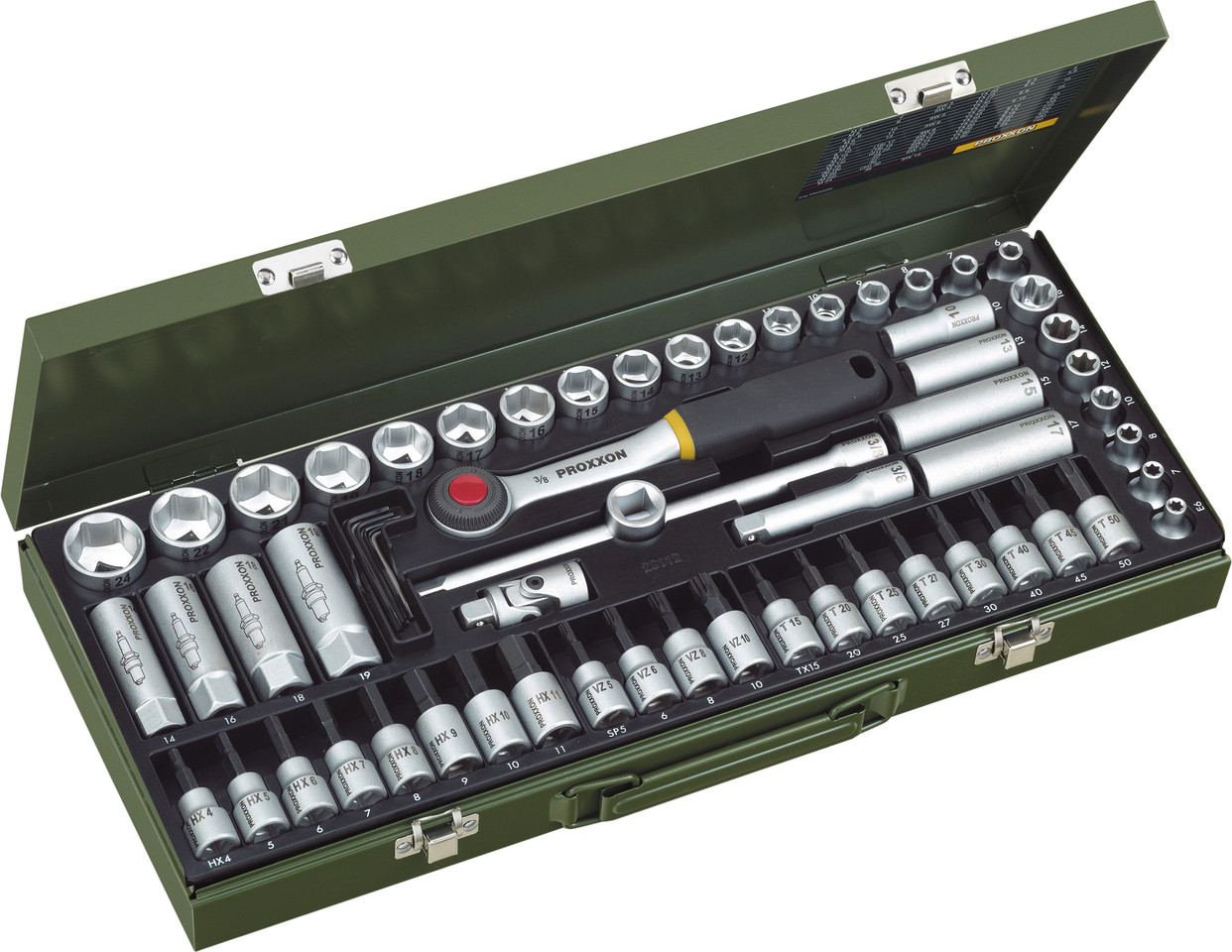 Proxxon 3/8" Super Compact Set, 65 Pieces | bike-components