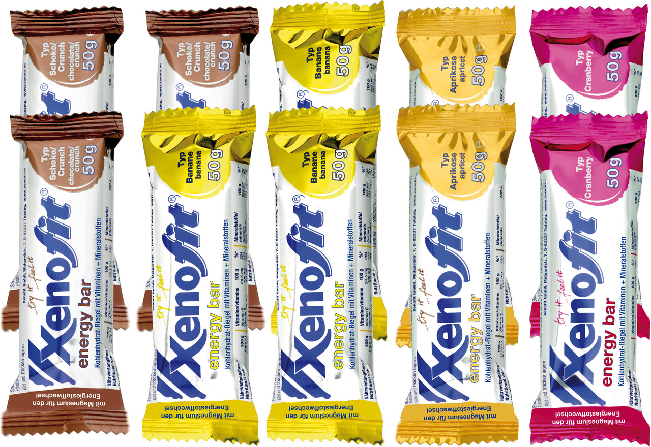 Xenofit Energy Bars - Natural Oat Flakes, Gluten-Free | bike-components