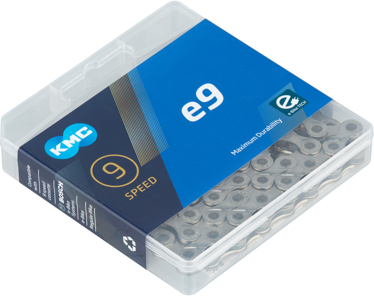 KMC e9 EPT 9 Speed Chain for E Bikes bike components