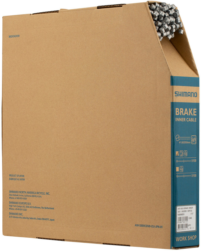 Shimano MTB Brake Cables - 100 Pack for Reliable Performance | bike ...