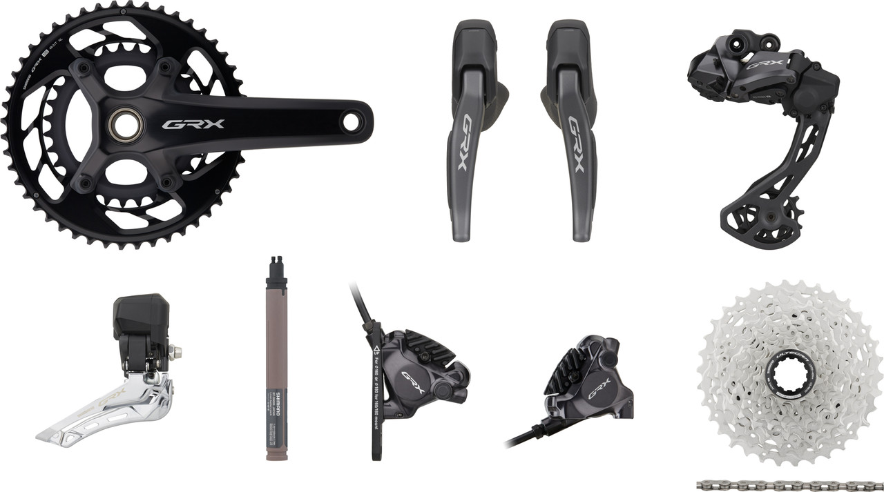Shimano GRX Di2 RX825 2x12 groupset for gravel | bike-components