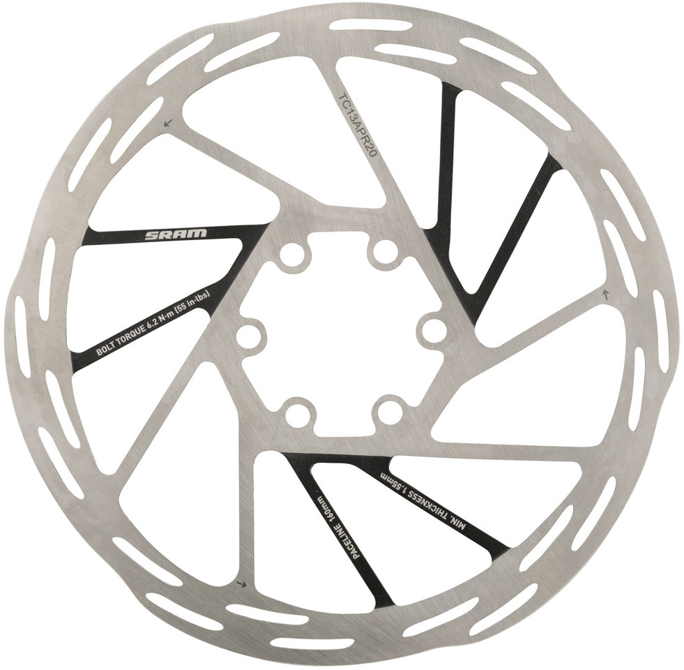 SRAM Paceline Rounded 6-bolt Brake Rotor - bike-components