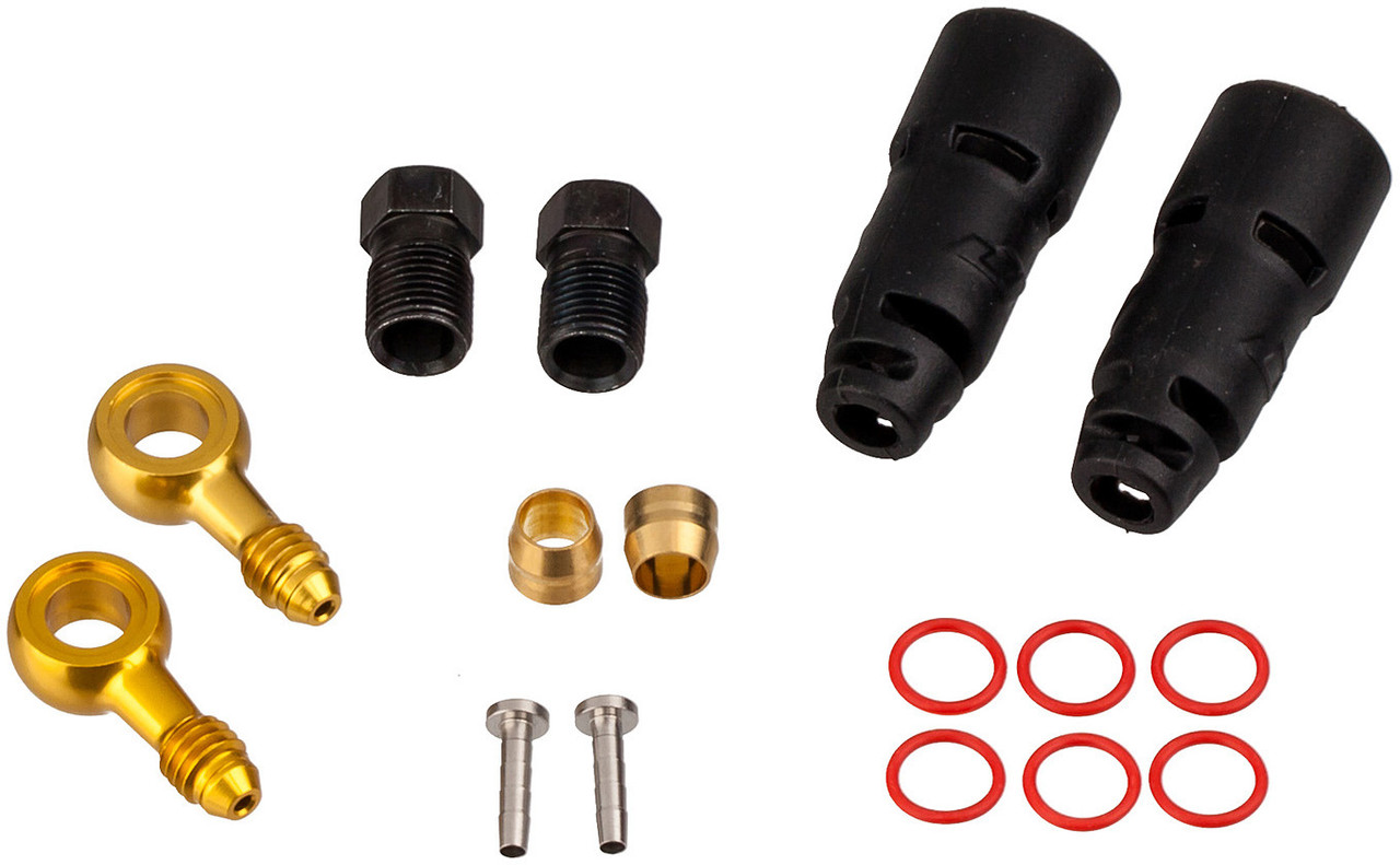 Jagwire Mountain Pro Quick-Fit Adapter Connection Kit for Brake Hoses ...