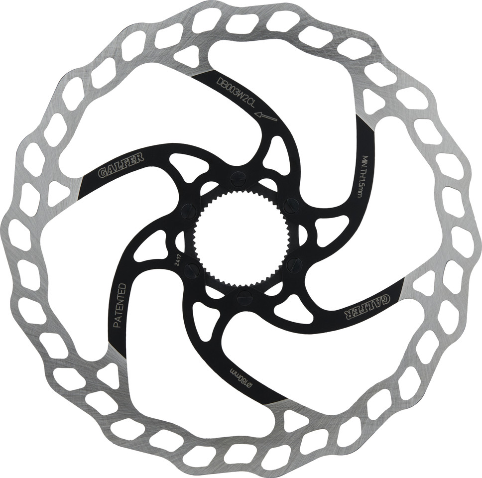 GALFER Fixed Disc Wave 2 mm MTB Center Lock Brake Rotor - bike-components