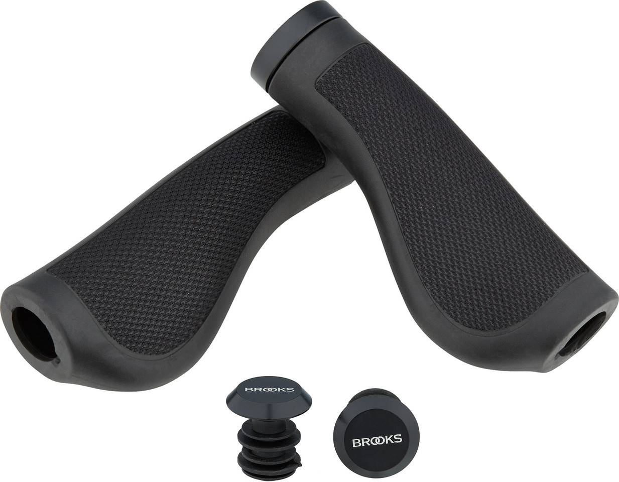 Brooks Cambium Ergonomic Rubber Handlebar Grips - bike-components