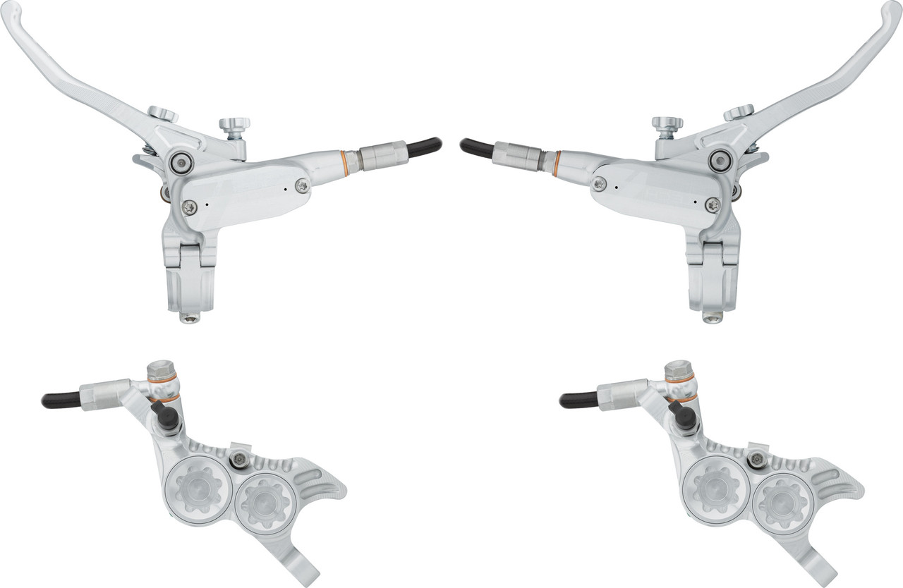 Hope Tech 4 V4 Front+Rear Disc Brake Set w/ Composite Hose - bike ...