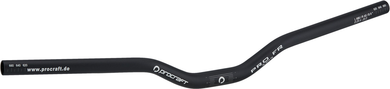 Procraft Pro FR Riser Handlebar 25.4 mm – 680 mm width | bike-components