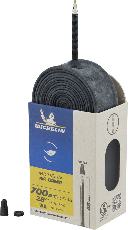 Michelin A3 Aircomp 28" Inner Tube for City & Gravel | bike-components