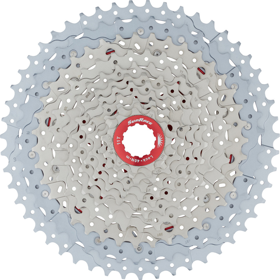 10 Speed Cassette SUNRACE CSMX8 11-Speed Cassette 11-42T. Black, Adultos Unisex, Negro, ESTANDAR ...