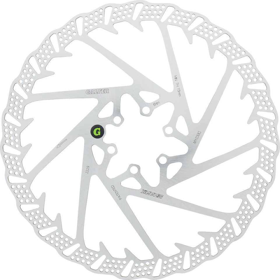 GALFER Fixed Disc Shark 2 mm MTB 6-Loch Bremsscheibe - bike-components