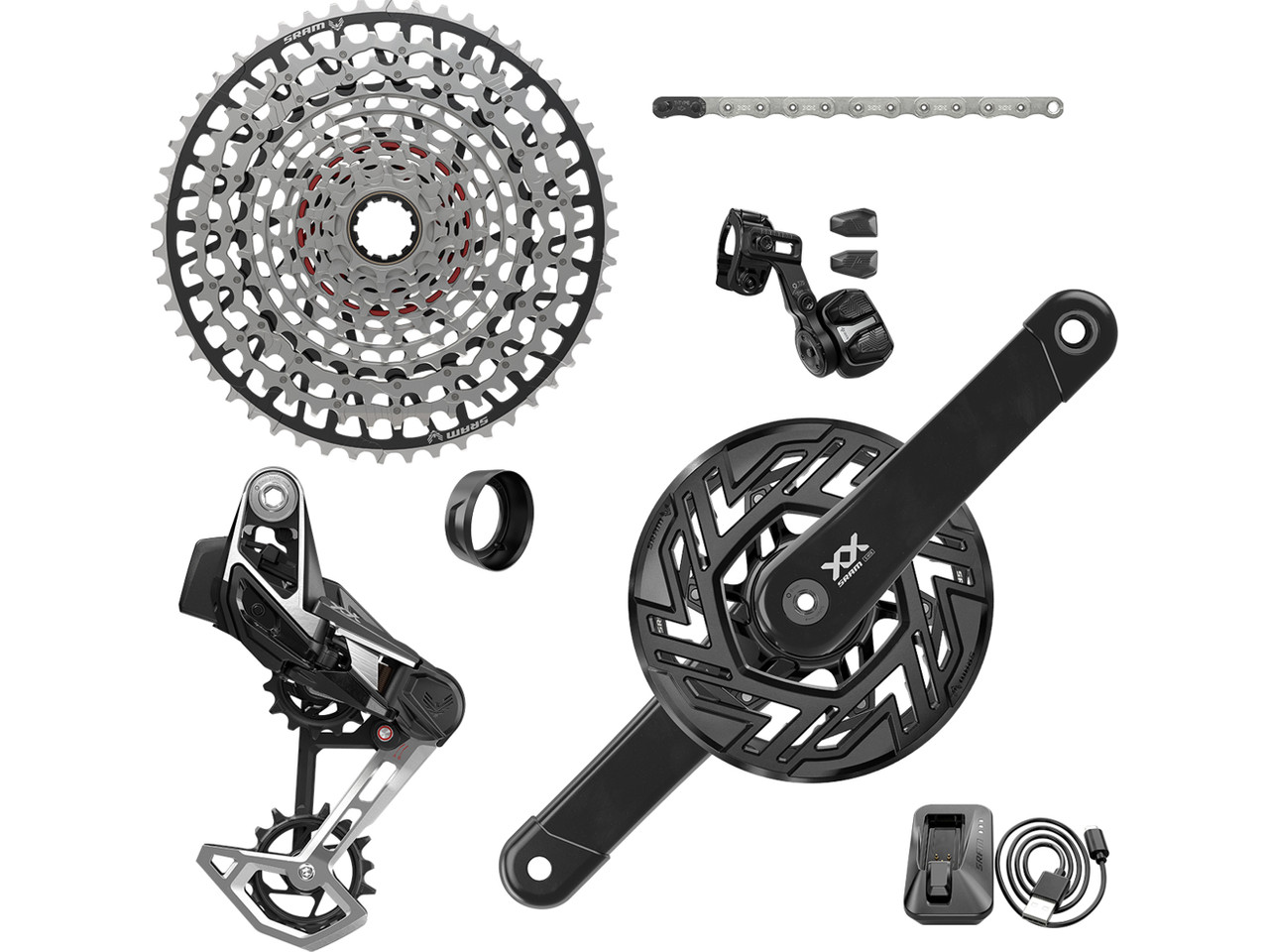 SRAM XX Eagle Transmission AXS 1x12-speed E-MTB Groupset for Brose ...