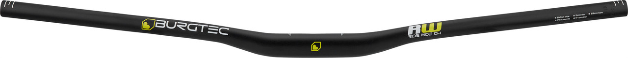 Burgtec Ride Wide DH 31.8 15 mm Riser Handlebars - bike-components