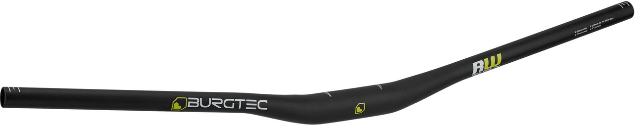 Burgtec Ride Wide DH 35 22.5 mm Riser Handlebars - bike-components