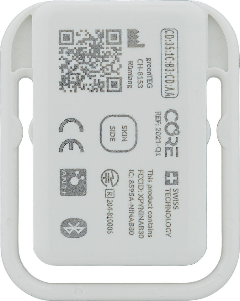 greenTEG CORE Body Temperature Sensor - bike-components