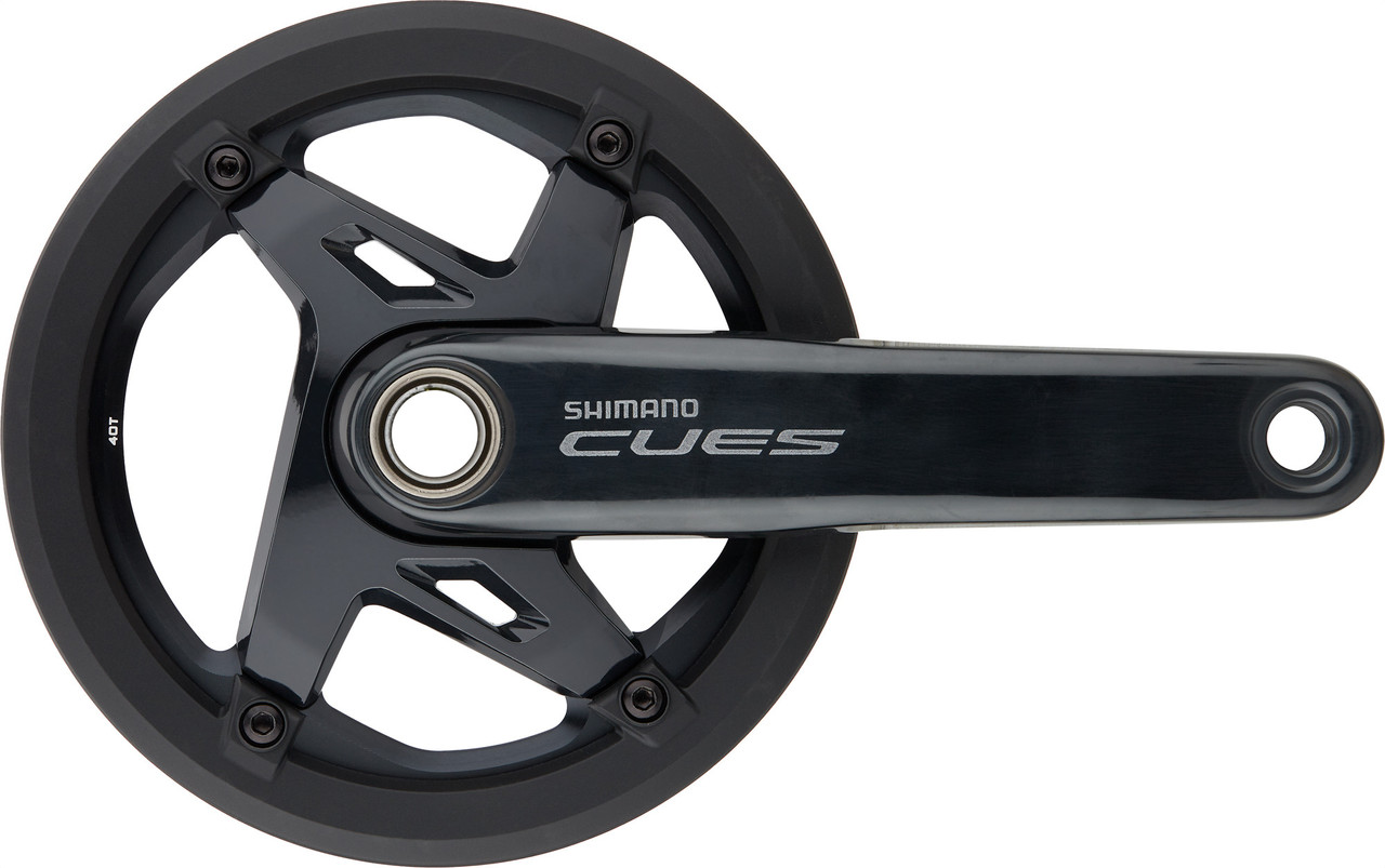 SALE! Shimano CUES FC-U8000-1 crankset w/ chain guard for city bikes ...