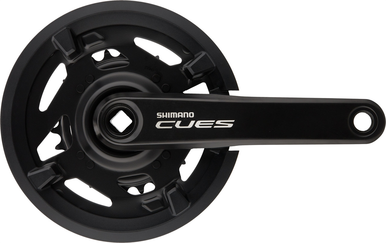 Shimano CUES FC-U4000-2 Square Crankset with Chain Guard | bike-components