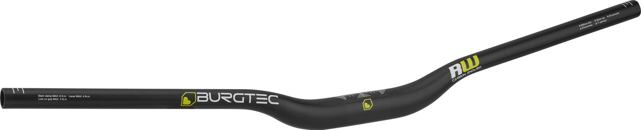 Burgtec Ride Wide Carbon Enduro 35 mm Riser Handlebar | bike-components