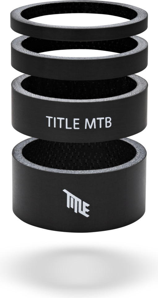 Title MTB Headset Spacer Kit Carbon 1 1/8" - bike-components