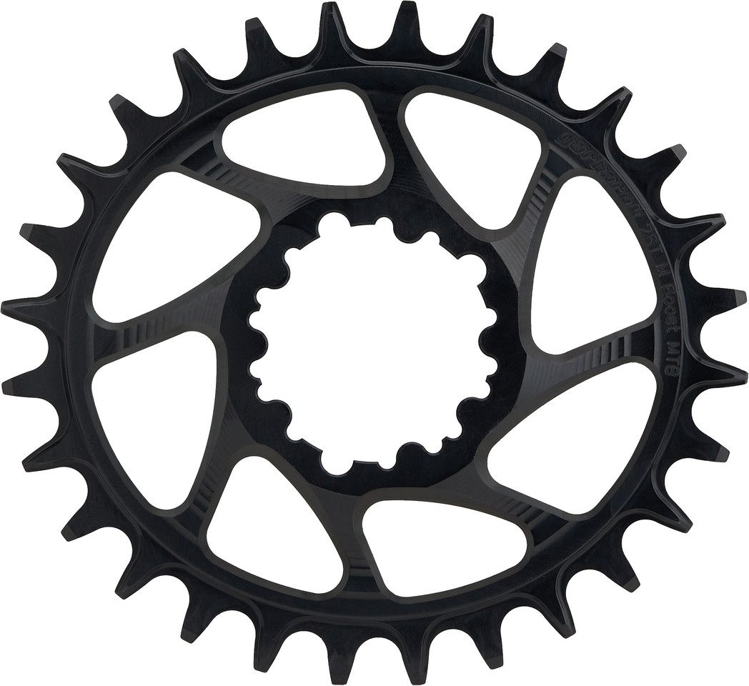 Garbaruk Oval Chainring GXP/DUB Boost Direct Mount Single Speed - bike ...