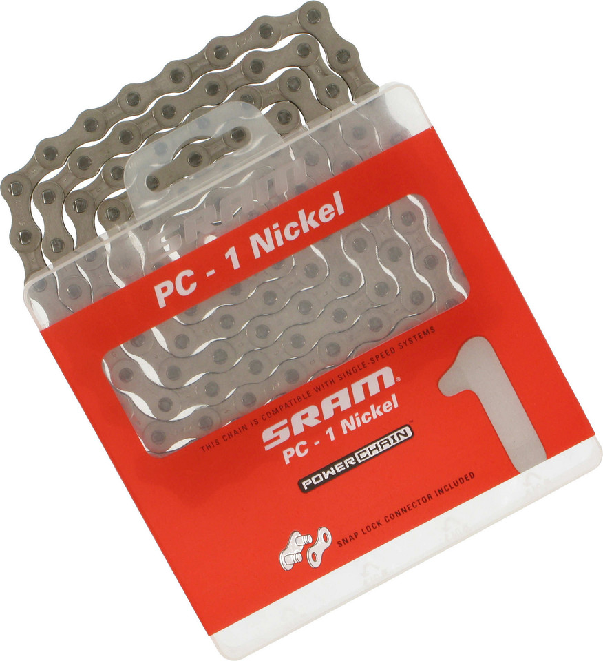 SRAM PC 1 Nickel Chain for Singlespeed and Hub Gears | bike-components
