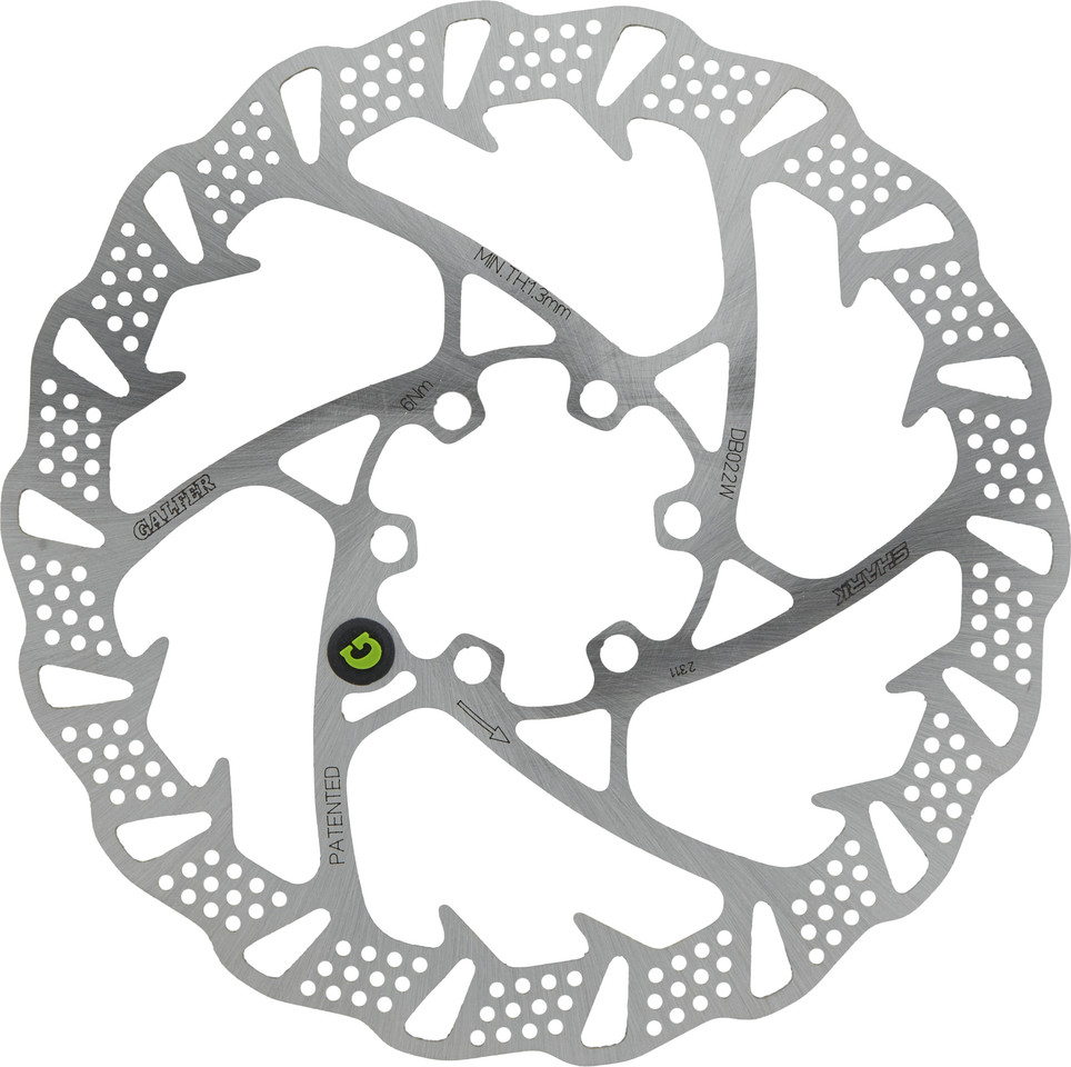 GALFER Fixed Disc Shark 1.8 mm MTB 6-bolt Brake Rotor - bike-components