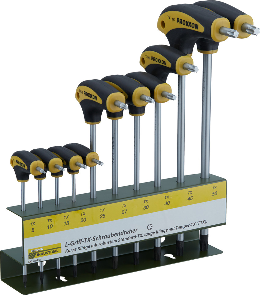 Proxxon L-handle TX Screwdriver Set - 10-piece | bike-components