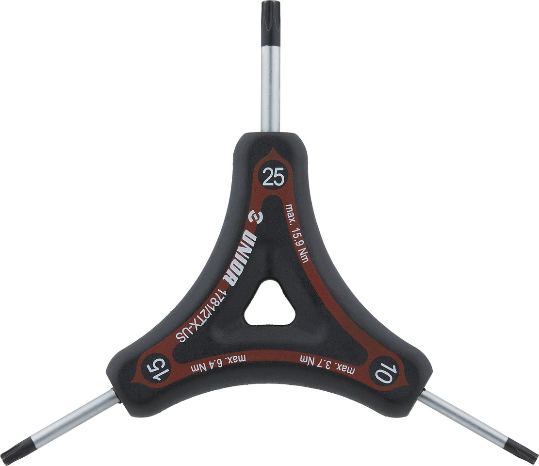 Unior Y-Torx Wrench 1781/2TX - Y-shaped with T10, T15 | bike-components