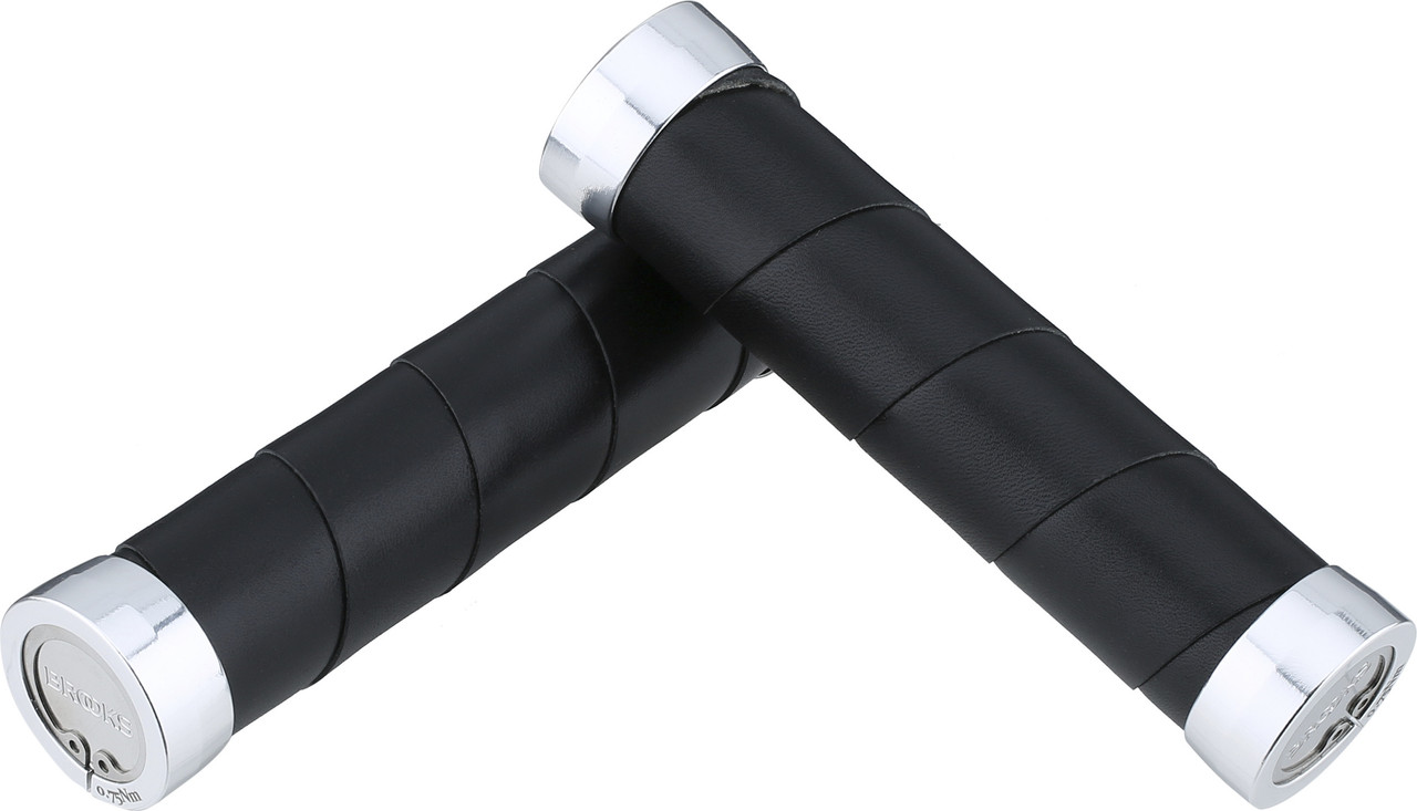 Brooks Slender Leather Handlebar Grips 2023 | bike-components