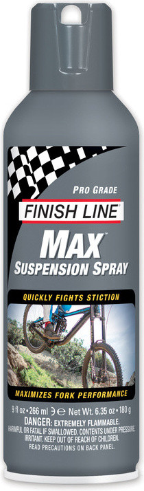 Finish Line Max Suspension Fork Spray - improves fork performance ...