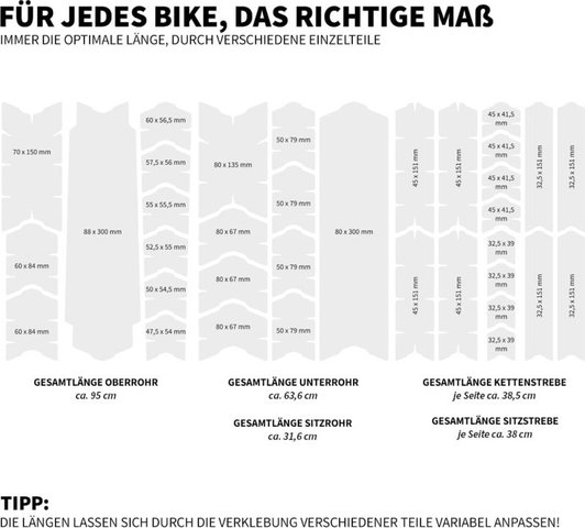 Unleazhed XXL Budz Frame Protection - bike-components