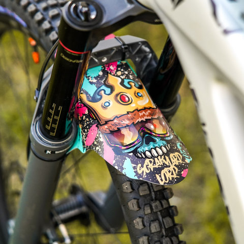 Unleazhed Mudguard M01 Crazy Skin Schutzblech - bike-components