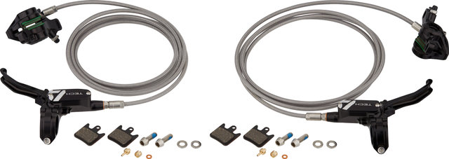 Hope Tech 4 X2 Disc Brake Set with Steel Braided Hose | bike-components