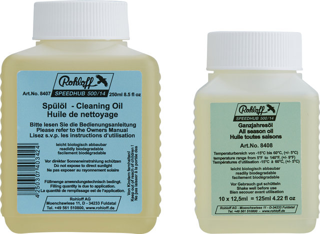 Rohloff Oil of Speedhub 500/14 Öl-Set Modell 2024 | bike-components