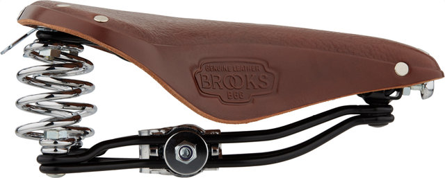Brooks B66 Saddle: Classic comfort for city & touring | bike-components