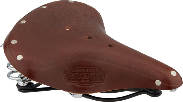 Brooks B66 Saddle: Classic comfort for city & touring | bike-components