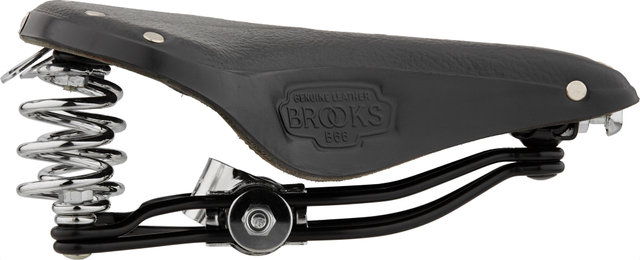 Brooks B66 Saddle: Classic comfort for city & touring | bike-components