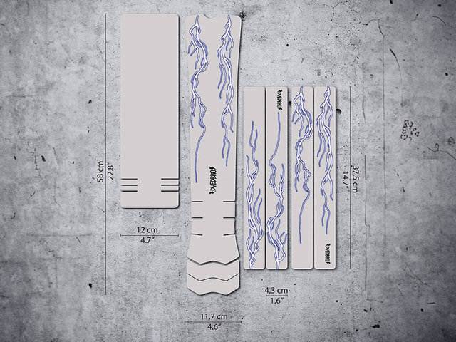 DYEDBRO E-Bike Frame Protection Film Set | bike-components
