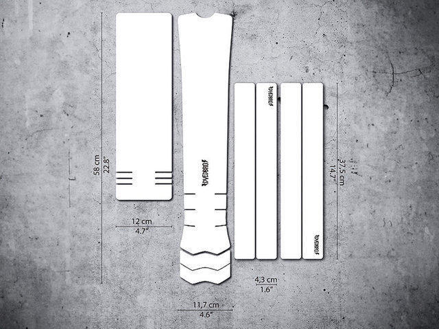 DYEDBRO E-Bike Frame Protection Film Set | bike-components