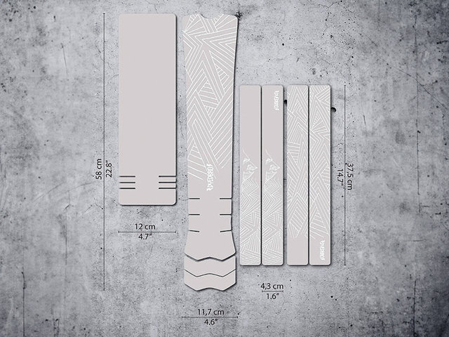DYEDBRO E-Bike Frame Protection Film Set | bike-components