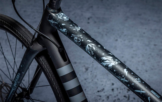 DYEDBRO Gravel Frame Protection Film Set bike components