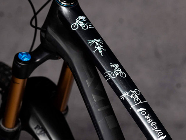 DYEDBRO MTB Frame Protection Film Set | bike-components