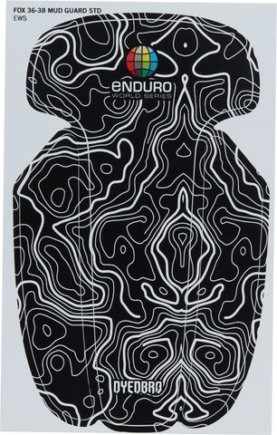 DYEDBRO Decal Kit für Fox Racing Shox 36 / 38 Mudguard | bike-components