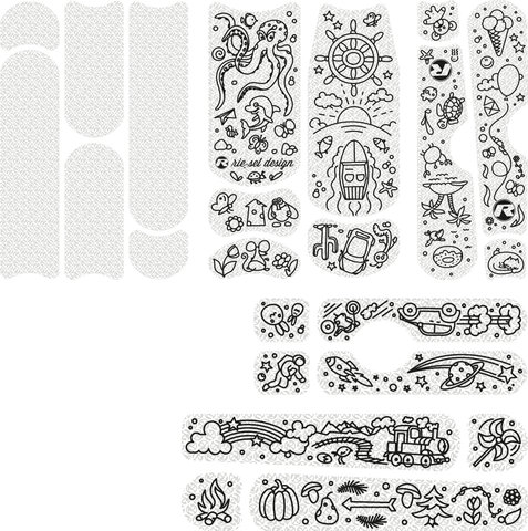 rie:sel design kids:tape Rahmenschutzset - bike-components